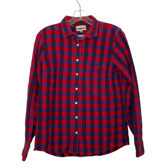 J. Crew | Shirts & Tops | J Crew Poppy Boy Flannel Button Up Shirt ...